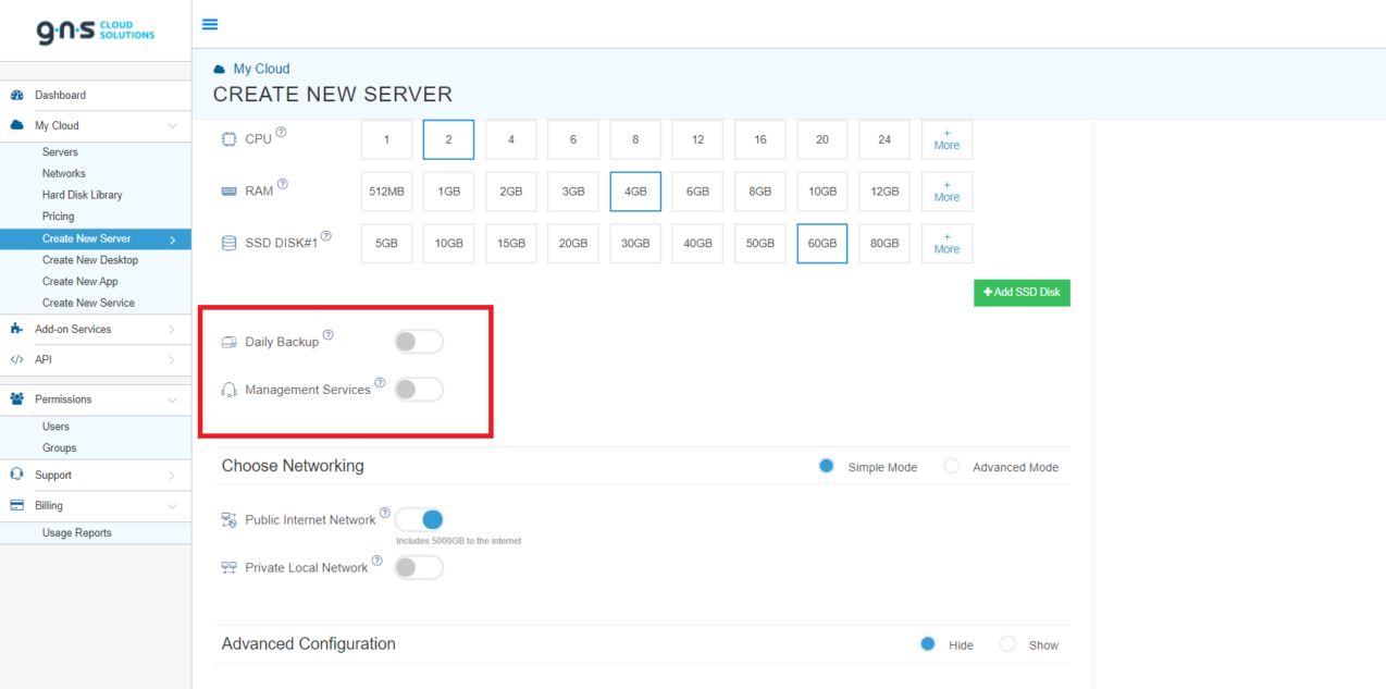 Creating NFS Storage - GNS